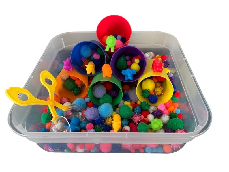All Things Color Sensory Bin - Etsy