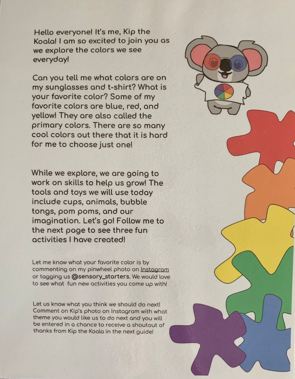 All Things Color Sensory Bin - Etsy