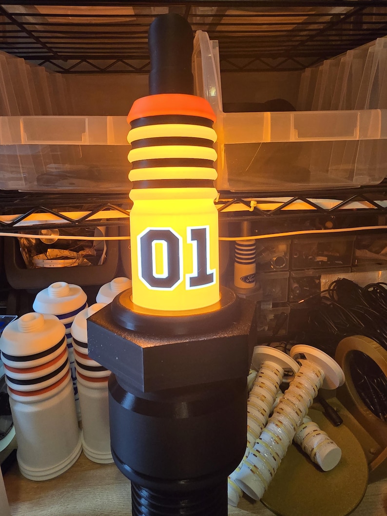 SPARK PLUG LIGHT Custom 3d Printed 19" Tall - Etsy