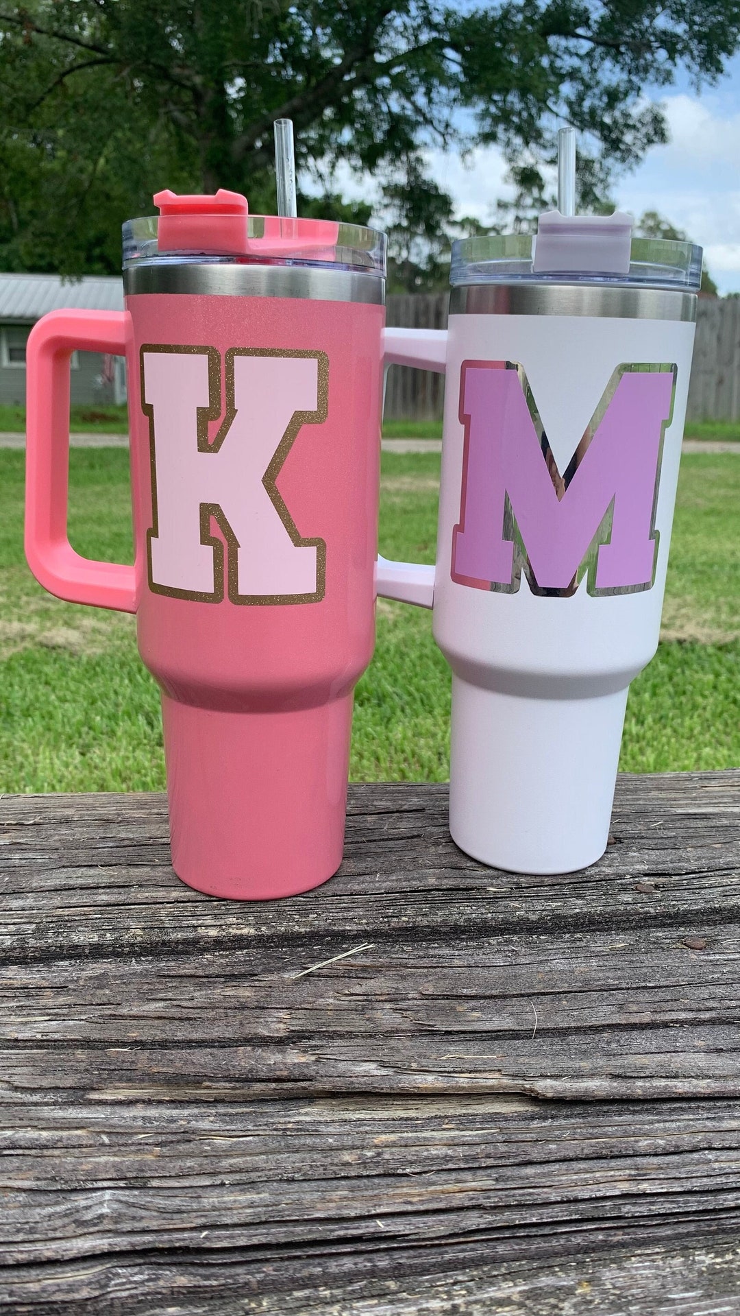 Stanley Cup Stickers, Initial Decal, Stanley Accessories, Tumbler ...