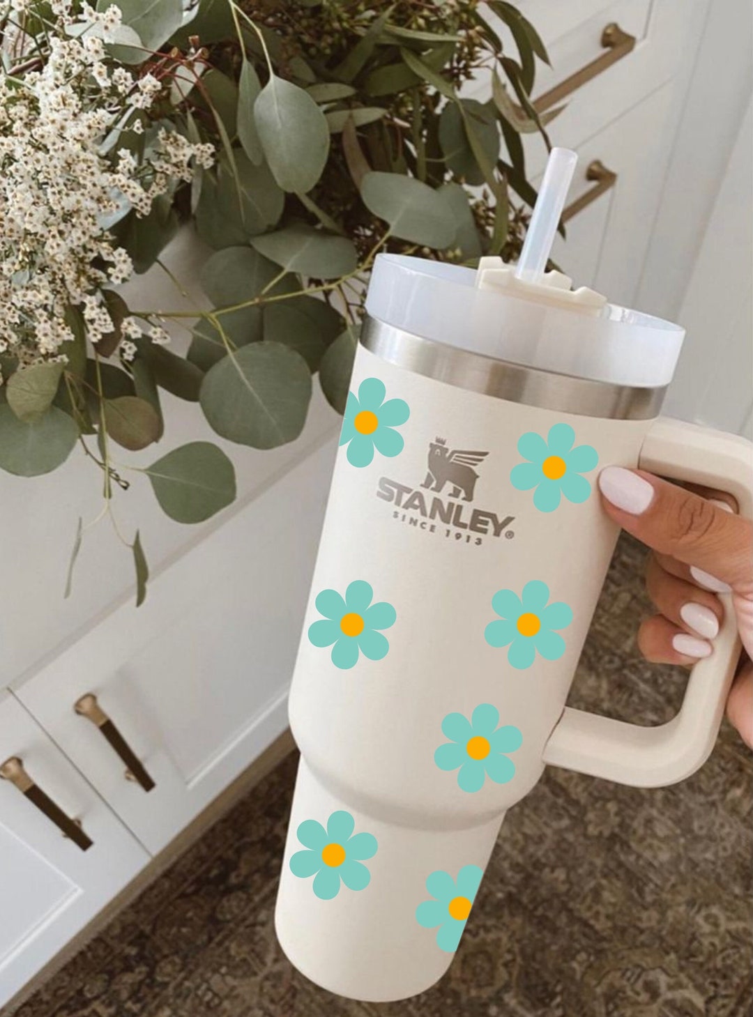 Stanley Stickers, Flowers Decals Sheets, Stanley Accessories, Tumbler ...