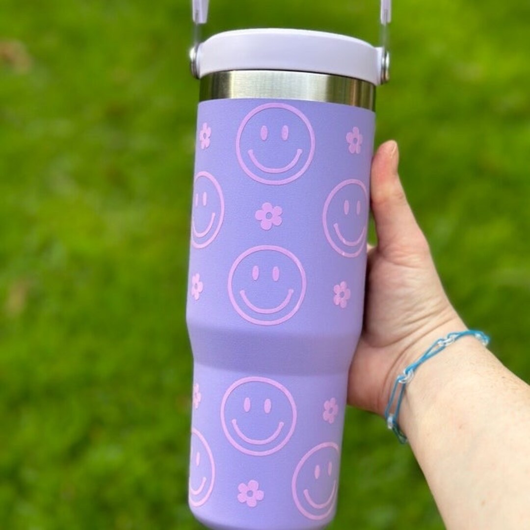 Stanley Cup Stickers, Simple Modern Cup Smiley Decals Sheets, Stanley ...