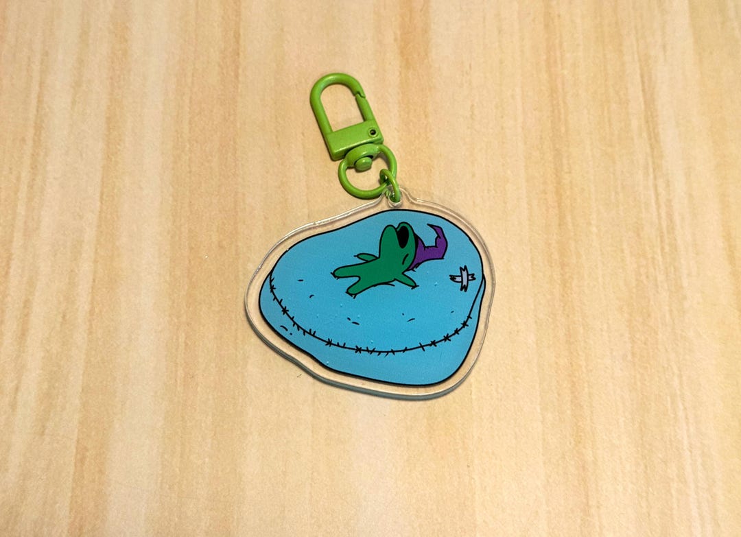 Smiling Friends Sleepy Glep Acrylic Keychain - Etsy