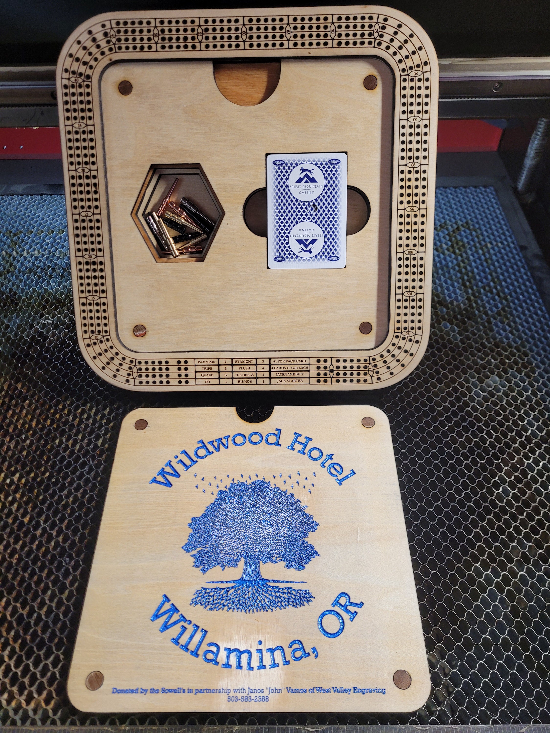 Cribbage Board SVG - Etsy