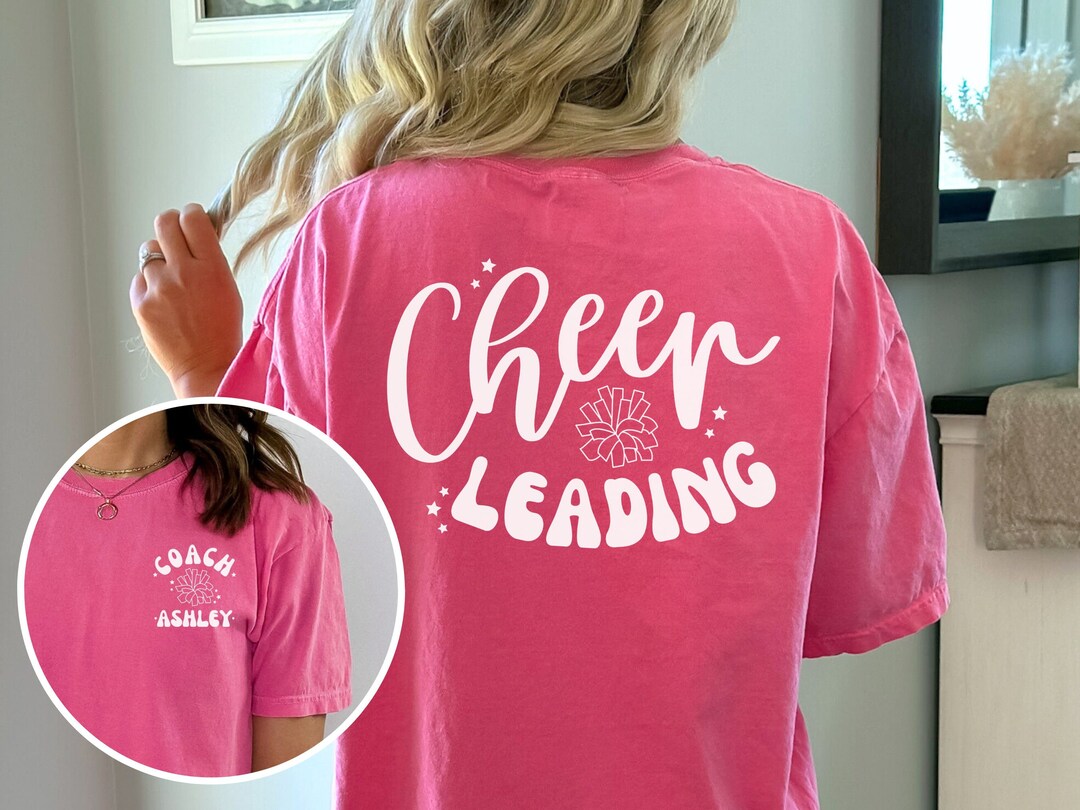Custom Cheer Coach Shirt Personalized Cheer Coach Tee Personalized ...