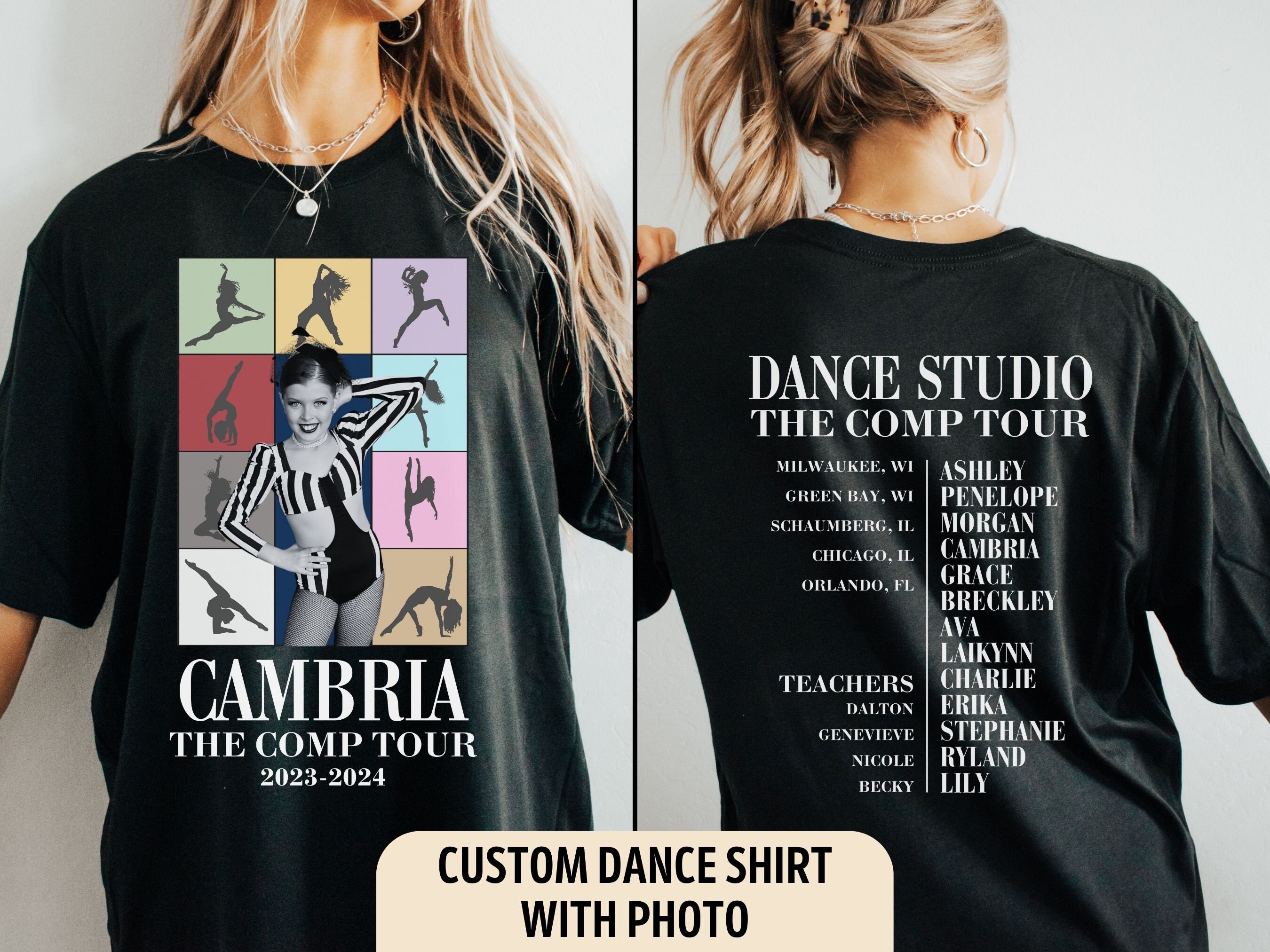 Personalized Dance Competition Shirt Dance Comp Era Tshirt Custom Dance ...