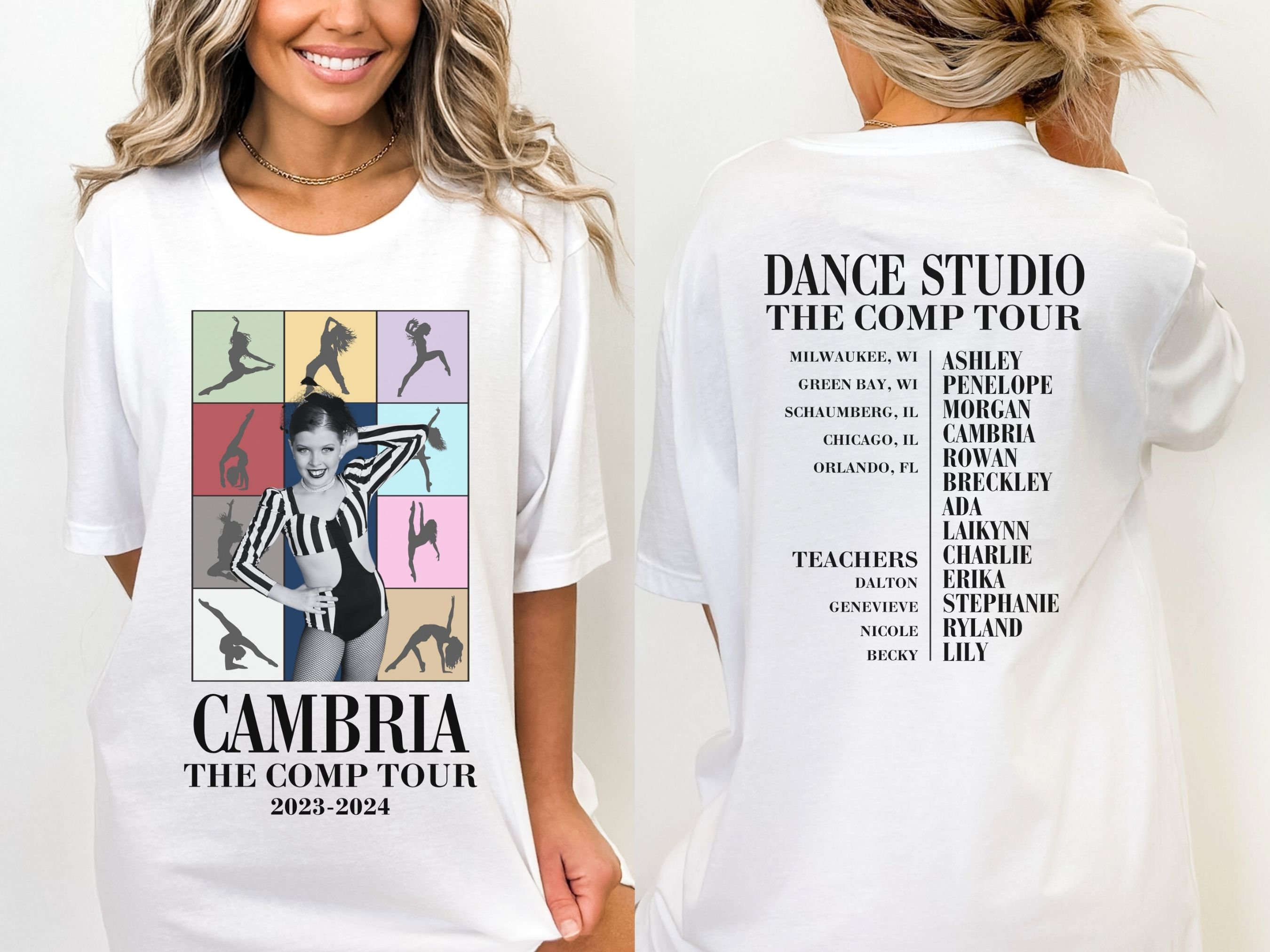 Personalized Dance Shirt Custom Dance Competition Shirt Personalized ...