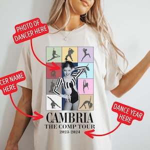 Personalized Dance Shirt Custom Dance Competition Shirt Personalized ...