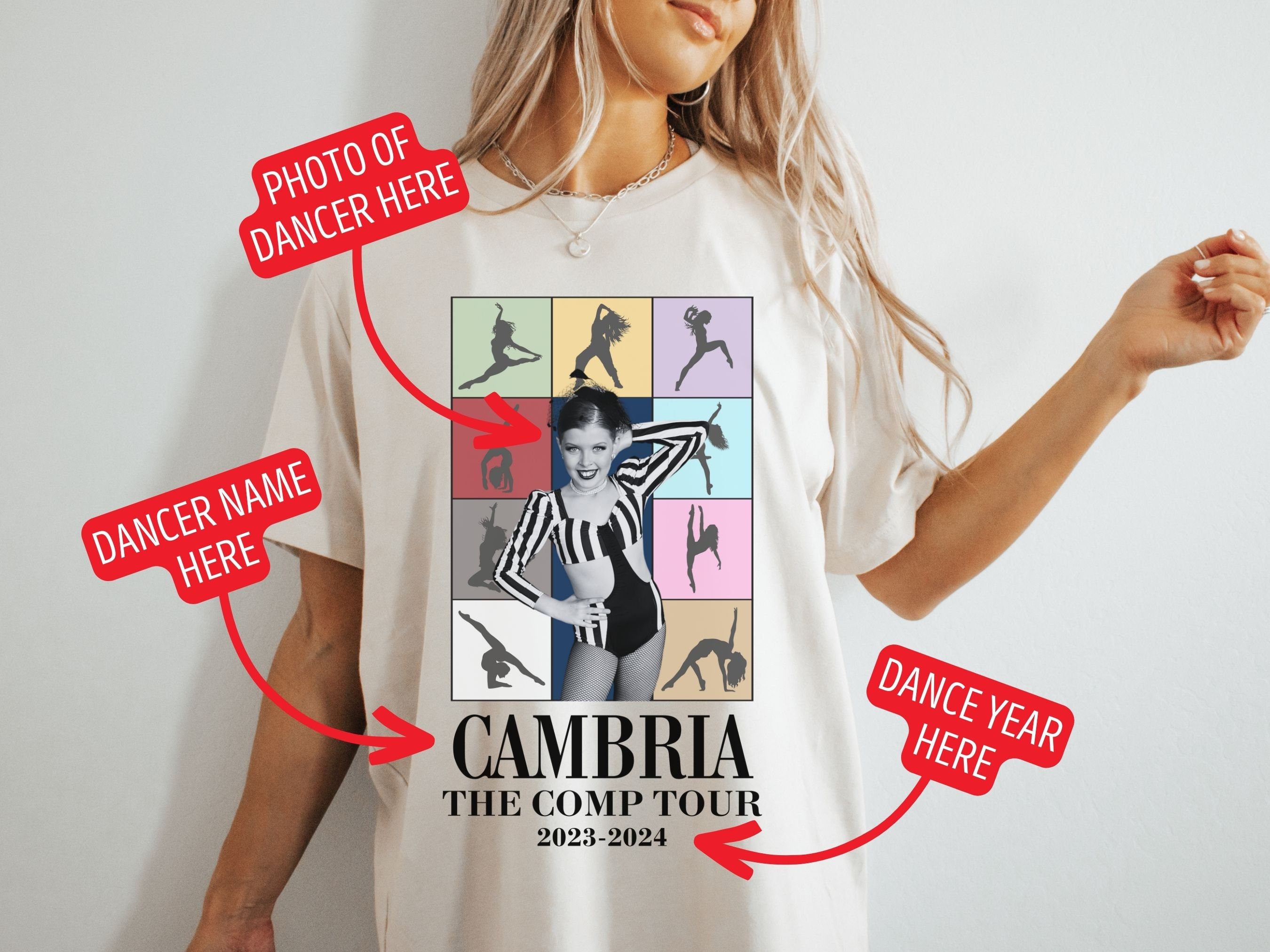 Personalized Dance Shirt Custom Dance Competition Shirt Personalized ...