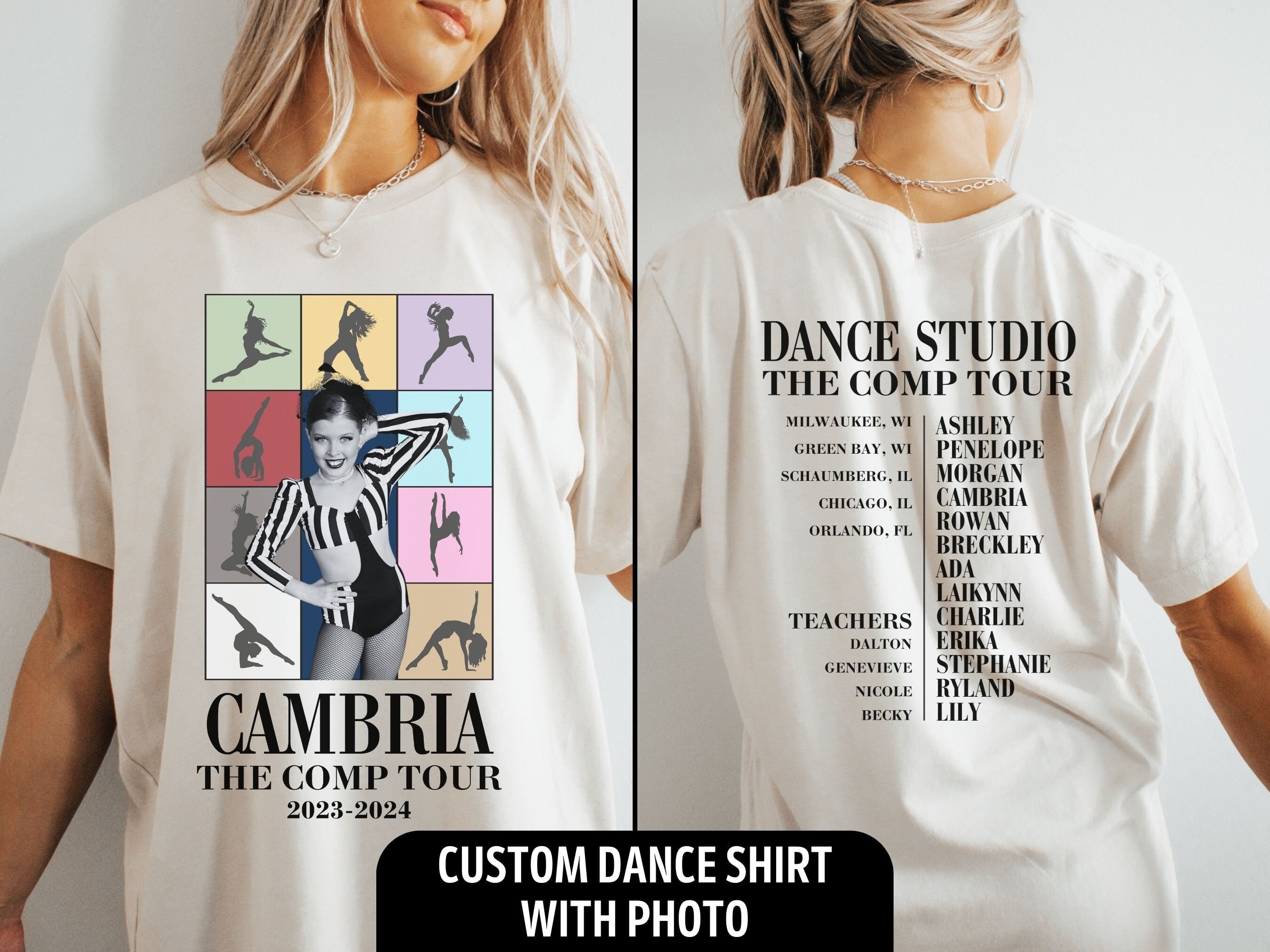 Personalized Dance Shirt Custom Dance Competition Shirt Personalized ...