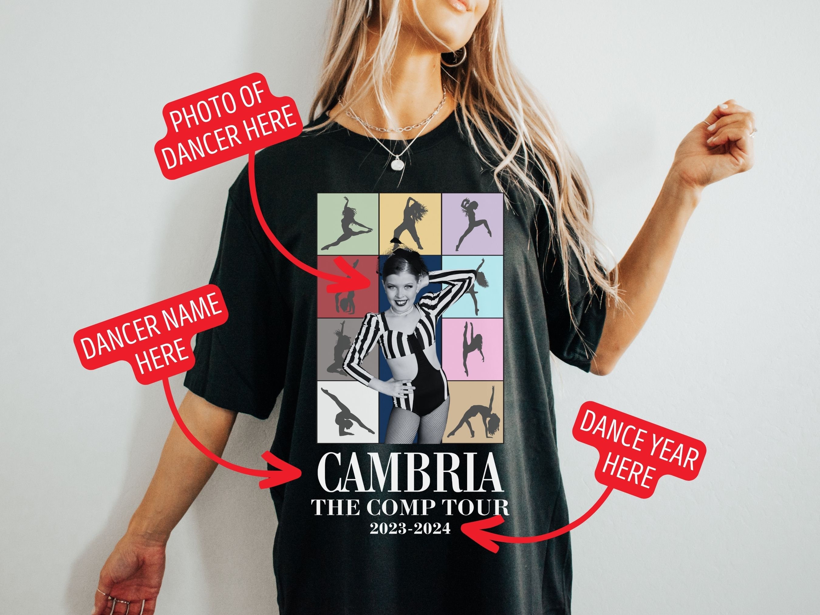 Personalized Dance Competition Shirt Dance Comp Era Tshirt Custom Dance ...