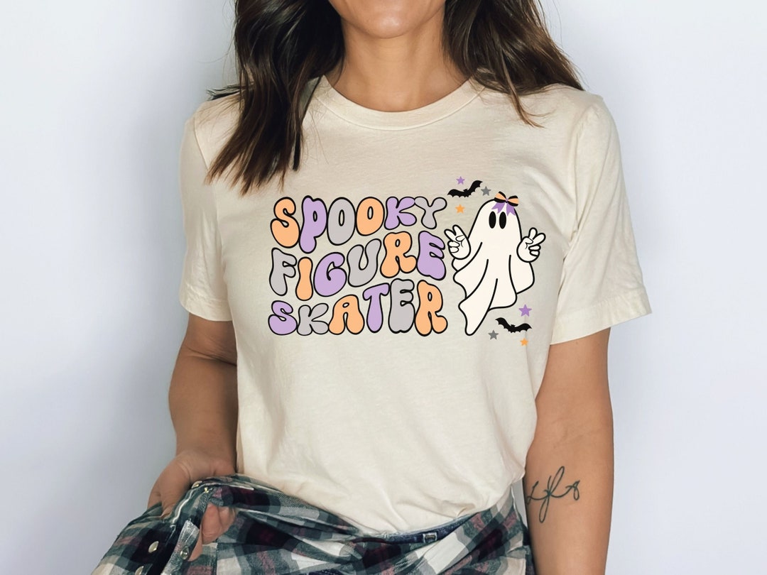 Spooky Figure Skater Shirt Figure Skating Shirt Ice Skating Shirt Retro ...