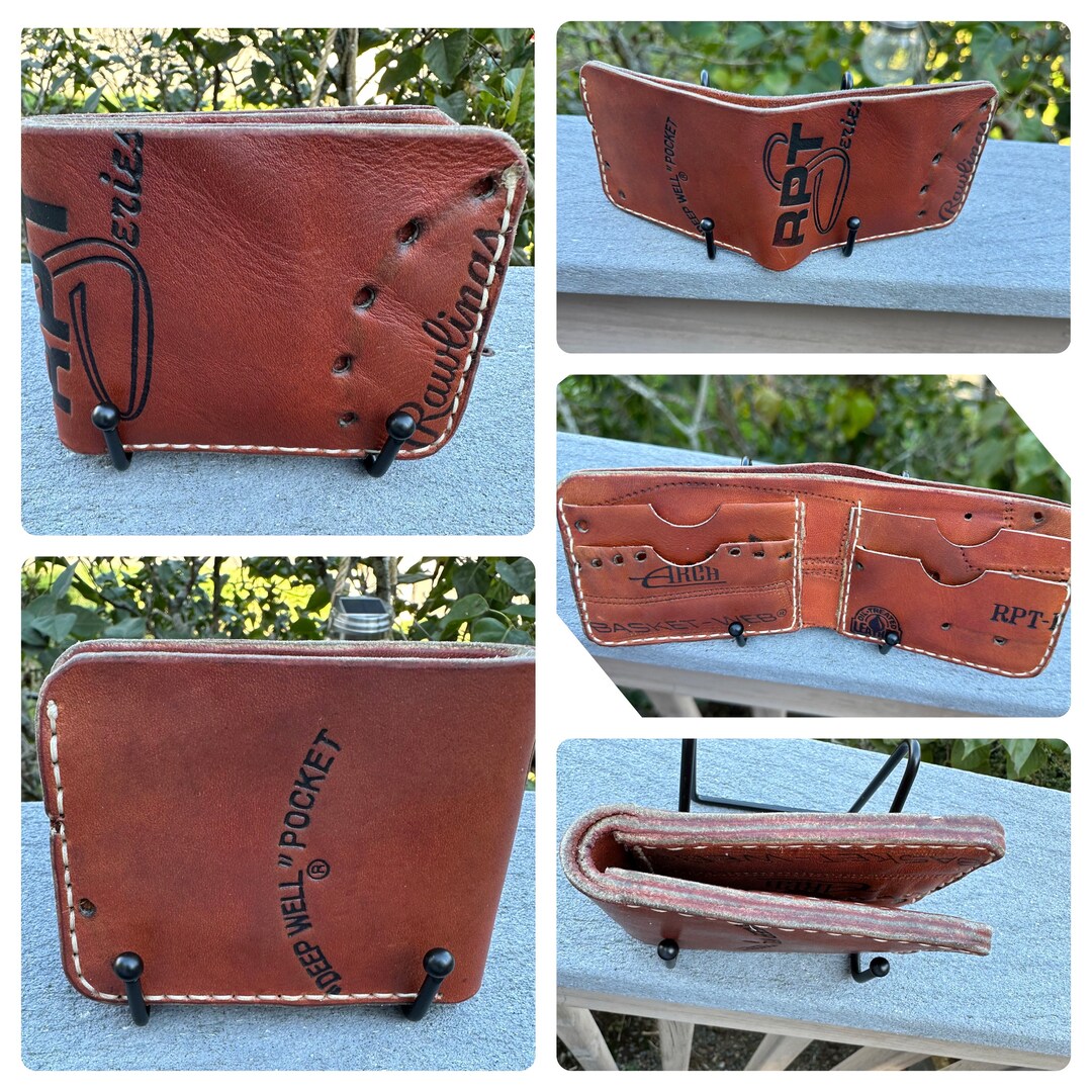 Rawlings Bifold Wallet With Cash Sleeve - Etsy