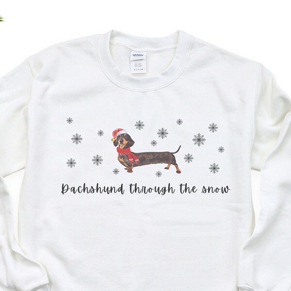 Dachshund Through the Snow - Etsy