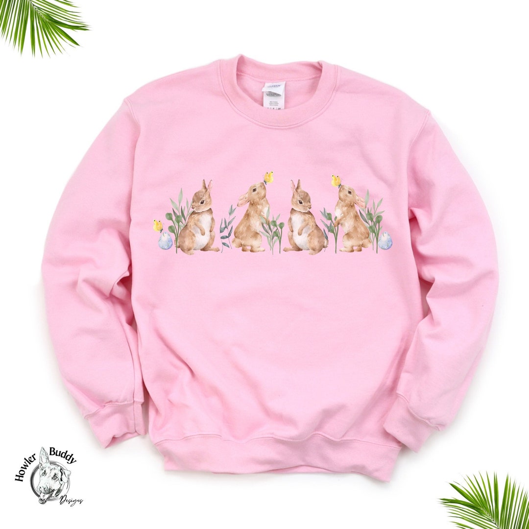 Vintage Easter Bunnies Sweatshirt , Easter Bunny Sweatshirt , Honey ...