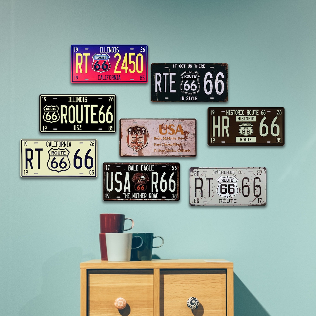 Retro 12in6in Tin Signs Metal Wall Hanging Bar Cafe Wall Decoration ...