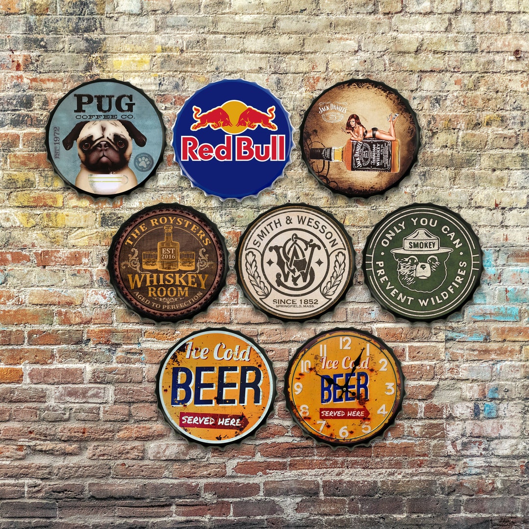 Tin Signs Metal Decorative Painting 14in14in Round Wall Hanging Retro ...