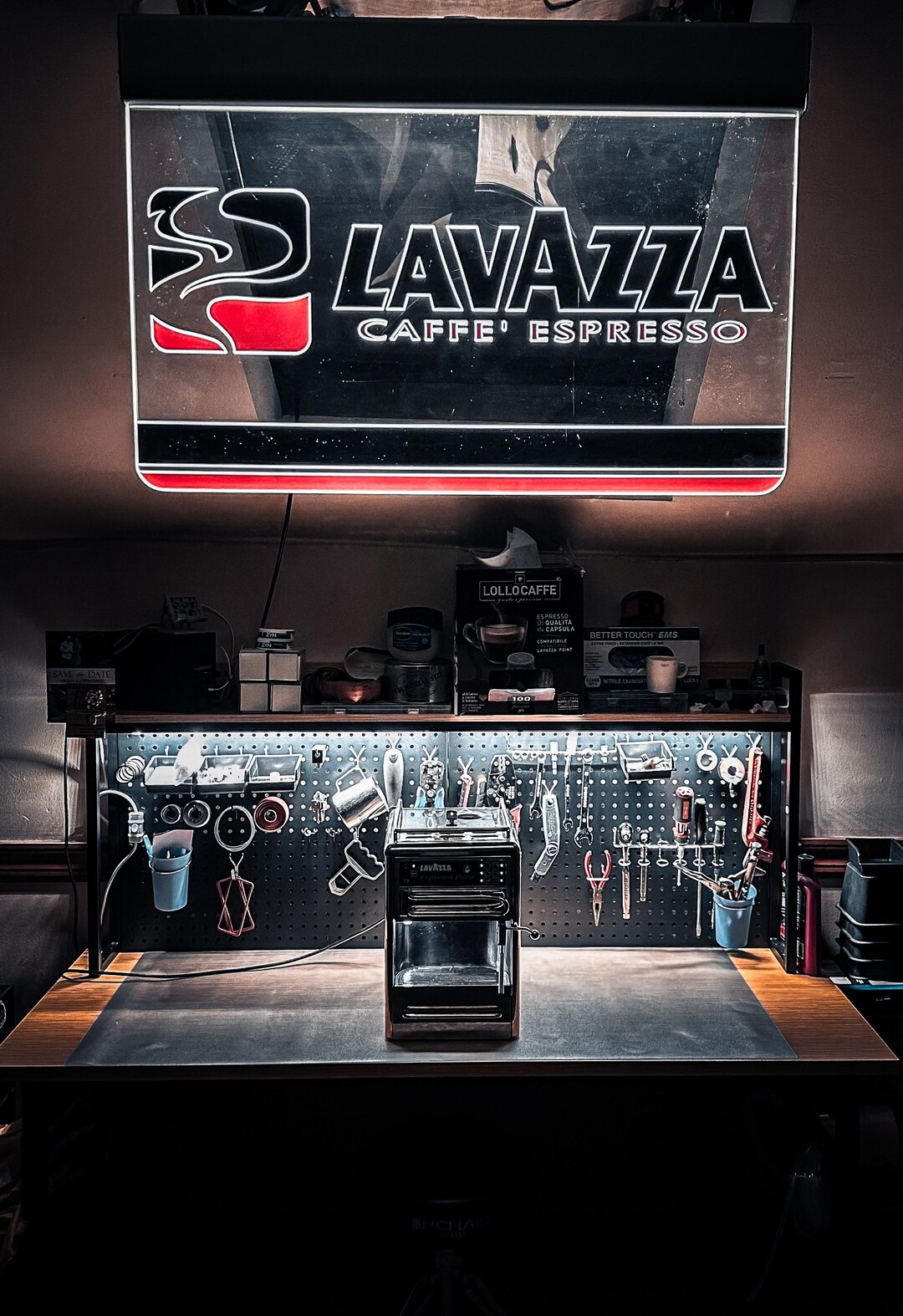 Lavazza Vintage Illuminated Sign “caffé Espresso” - Etsy