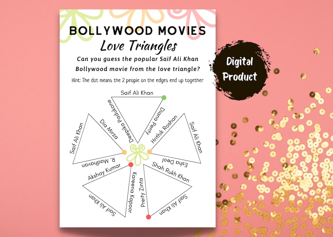 Saif Ali Khan Bollywood Movie Game: Love Triangles - Can You Guess the ...