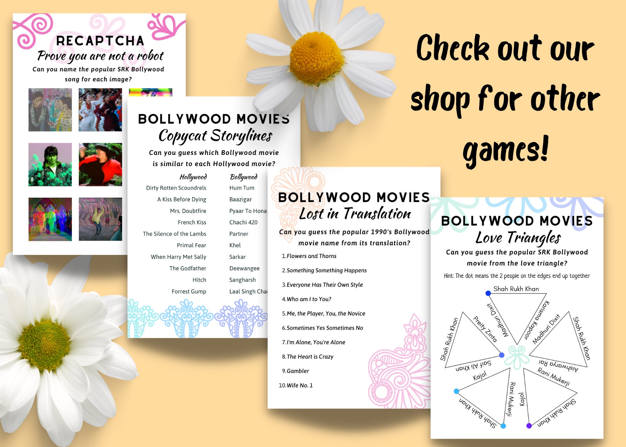 Bollywood Movie Game: Can You Name a Hollywood Movie That Each ...