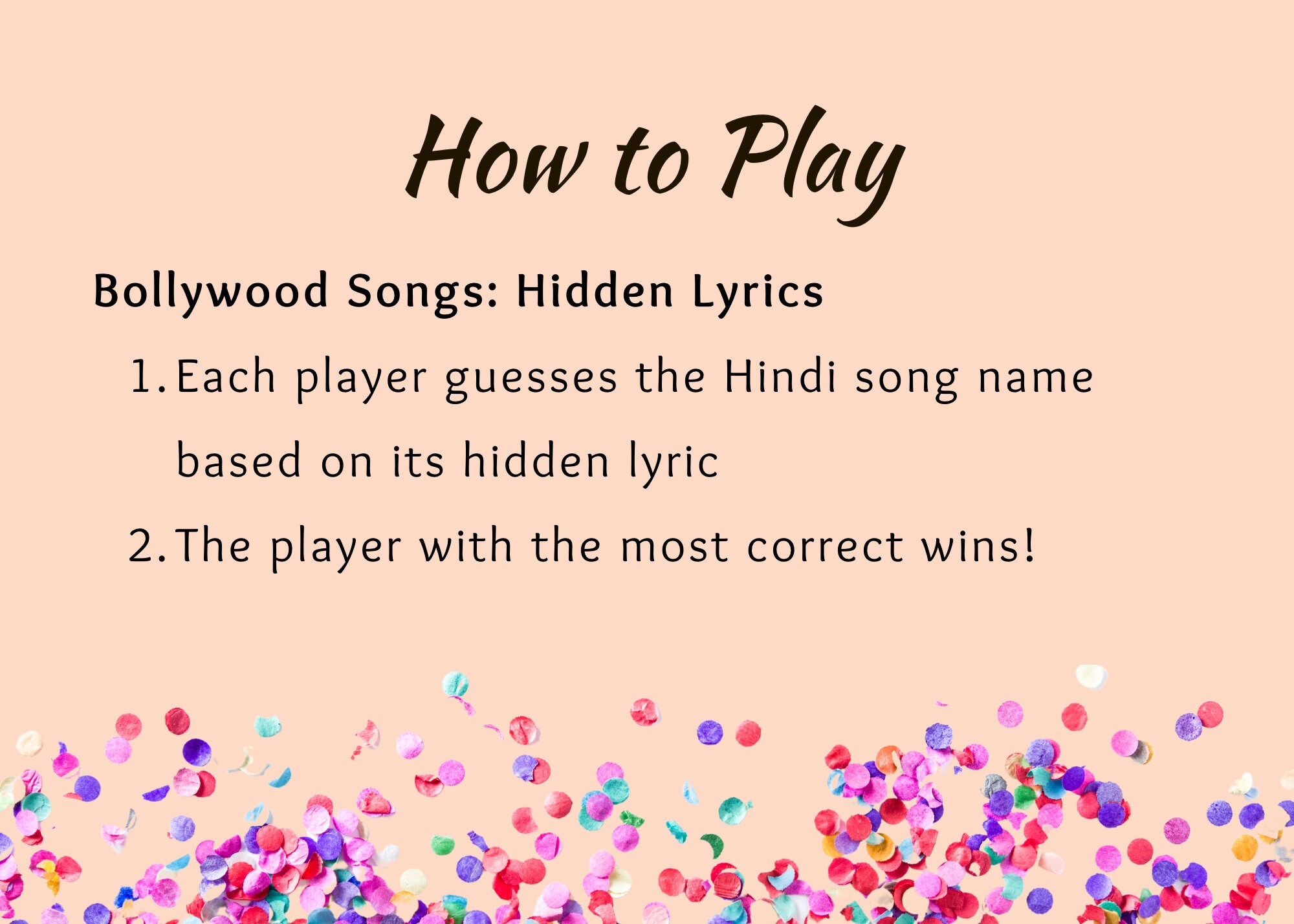 Bollywood Lyrics Game: Can You Guess the Popular Bollywood Song From ...