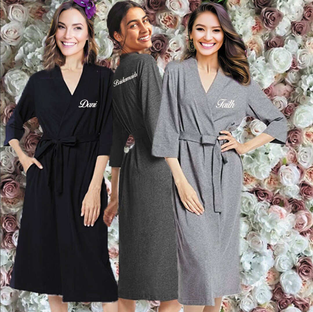 Personalized Robe Gift for Mom Loungewear Embroider Mothers - Etsy