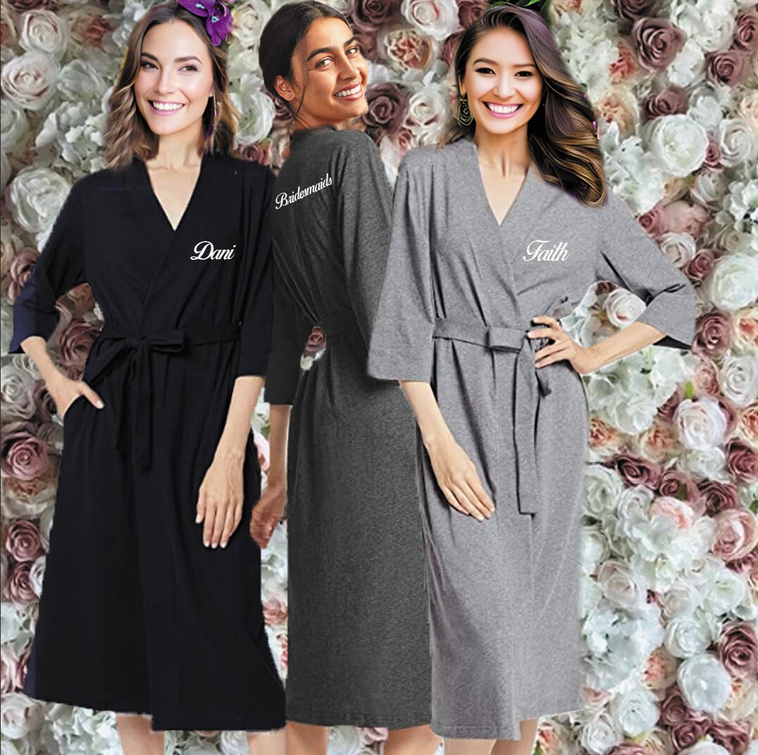 Personalized Robe, Gift for Mom, Loungewear Embroider, Mothers Day ...