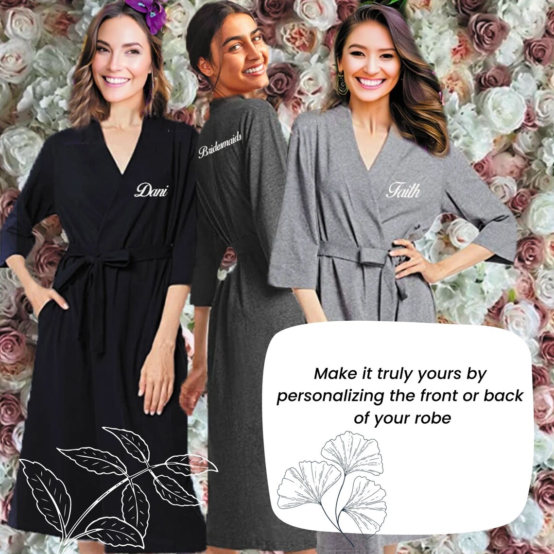 Personalized Robe Gift for Mom Loungewear Embroider Mothers - Etsy
