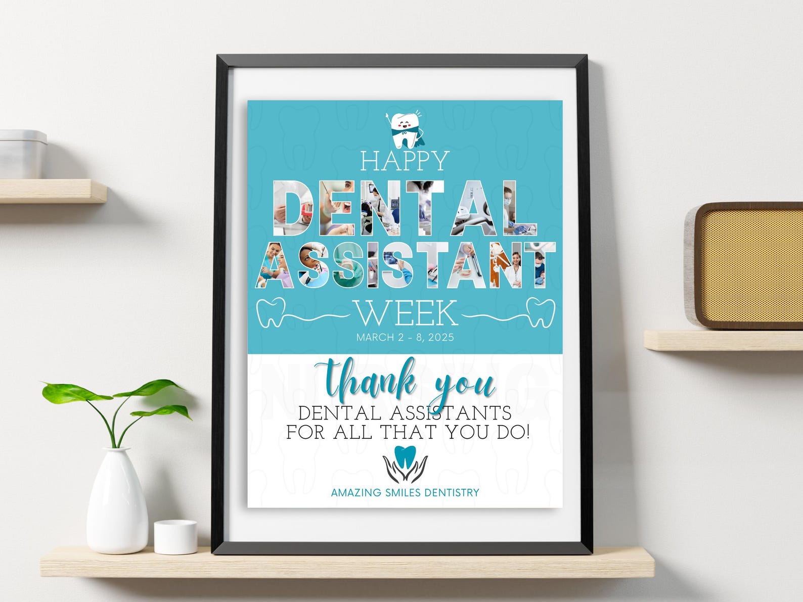 Dental Assistant Recognition Week Flyer | Dentist Office | Staff ...
