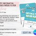 Neonatal Nurses Week Flyer | Happy Neonatal Nurses Week | Nurse ...