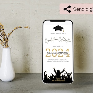Graduation Celebration Invitation | Class of 2024 Personalized Download ...