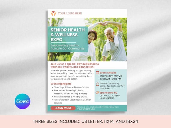 Employee Health Fair Flyer Template