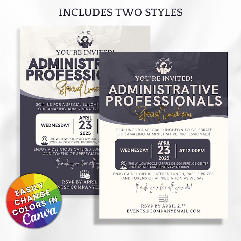 Administrative Professionals Day Invitation - Etsy