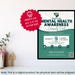 Mental Health Awareness Event Flyer Template | Editable Canva Flyer ...