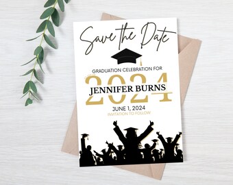 Graduation Celebration Invitation Class of 2024 Personalized Download ...