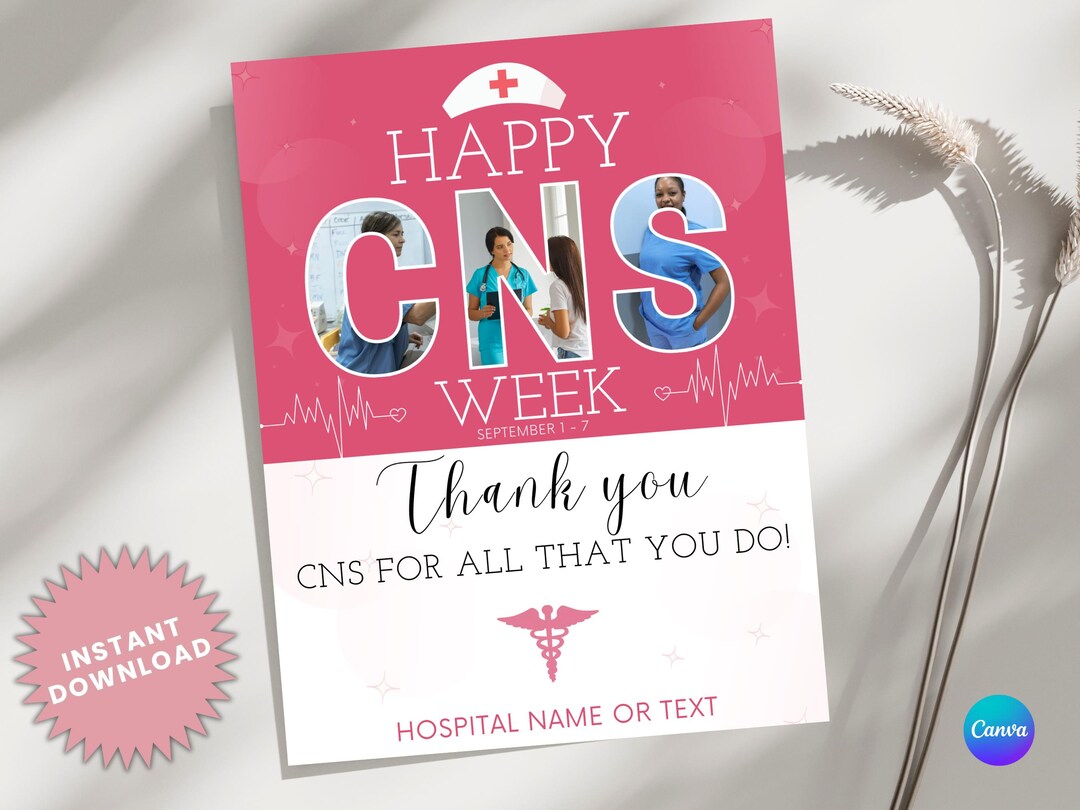 Clinical Nurse Specialist Week Flyer | Happy CNS Week | Nurse ...