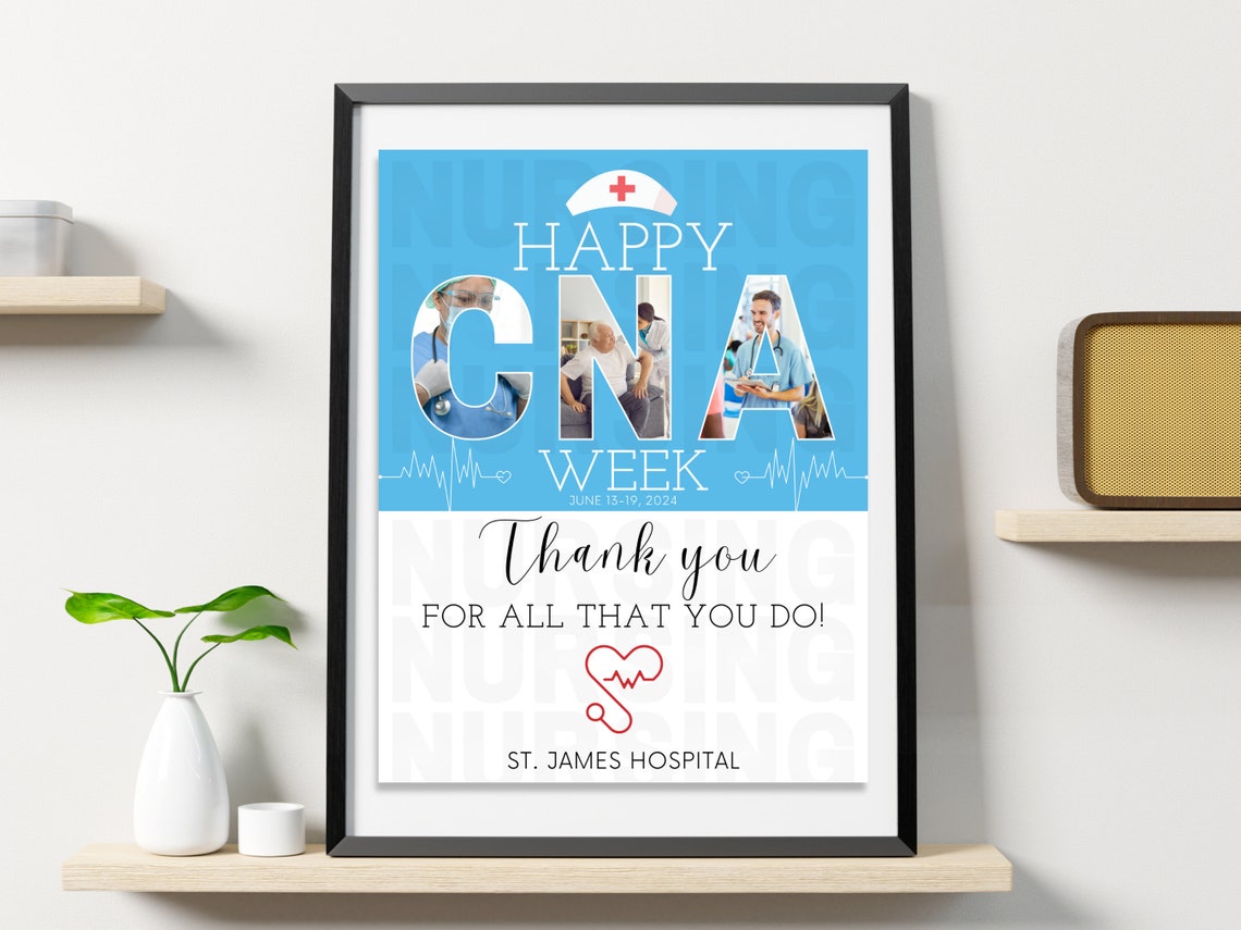 Happy CNA Week Flyer | Nursing Assistant Week | Nurse Appreciation ...