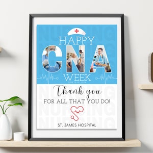Happy CNA Week Flyer | Nursing Assistant Week | Nurse Appreciation ...