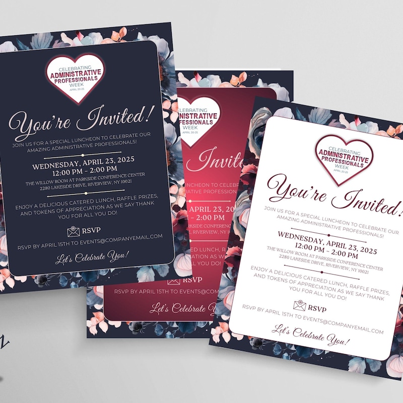 Administrative Professionals Day Invitation - Etsy