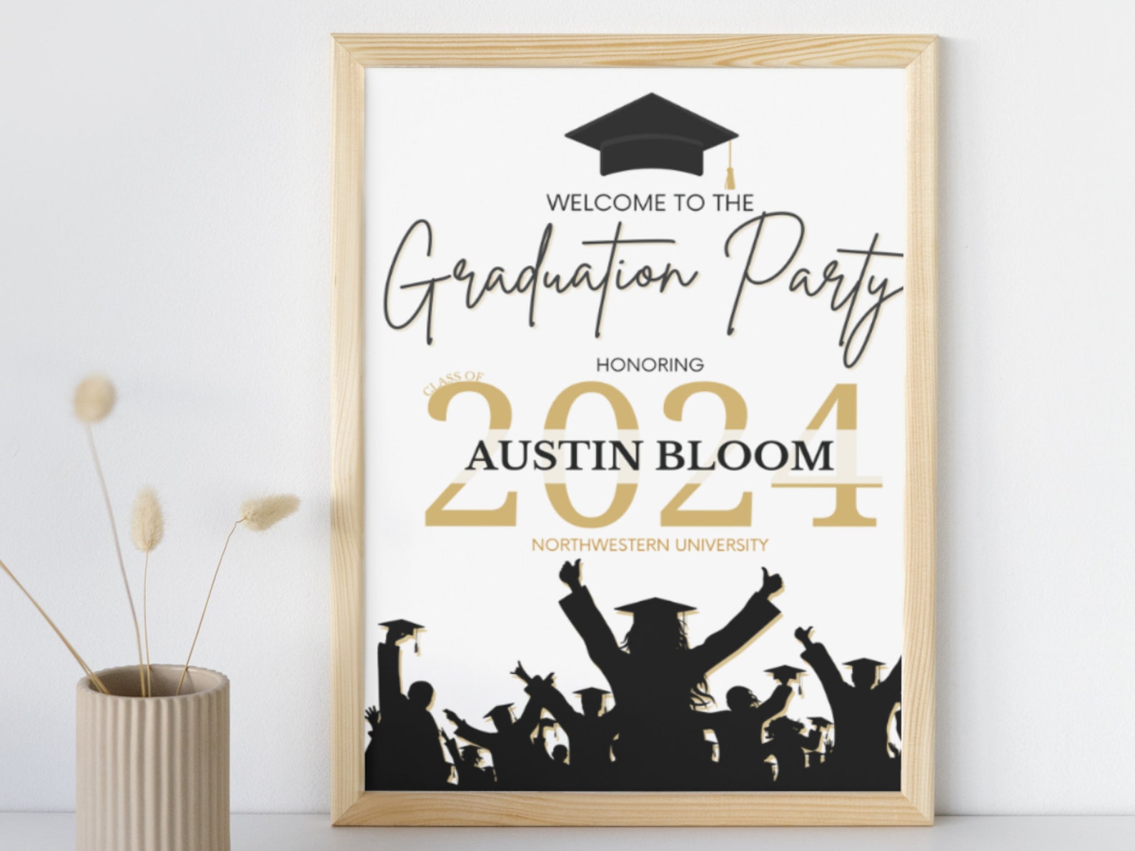 Graduation Party Welcome Sign | Graduate Celebration | Graduation Sign ...