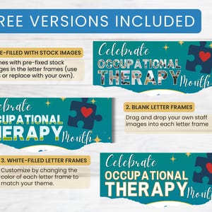 Occupational Therapy Month Flyer | Special Education & Therapy ...