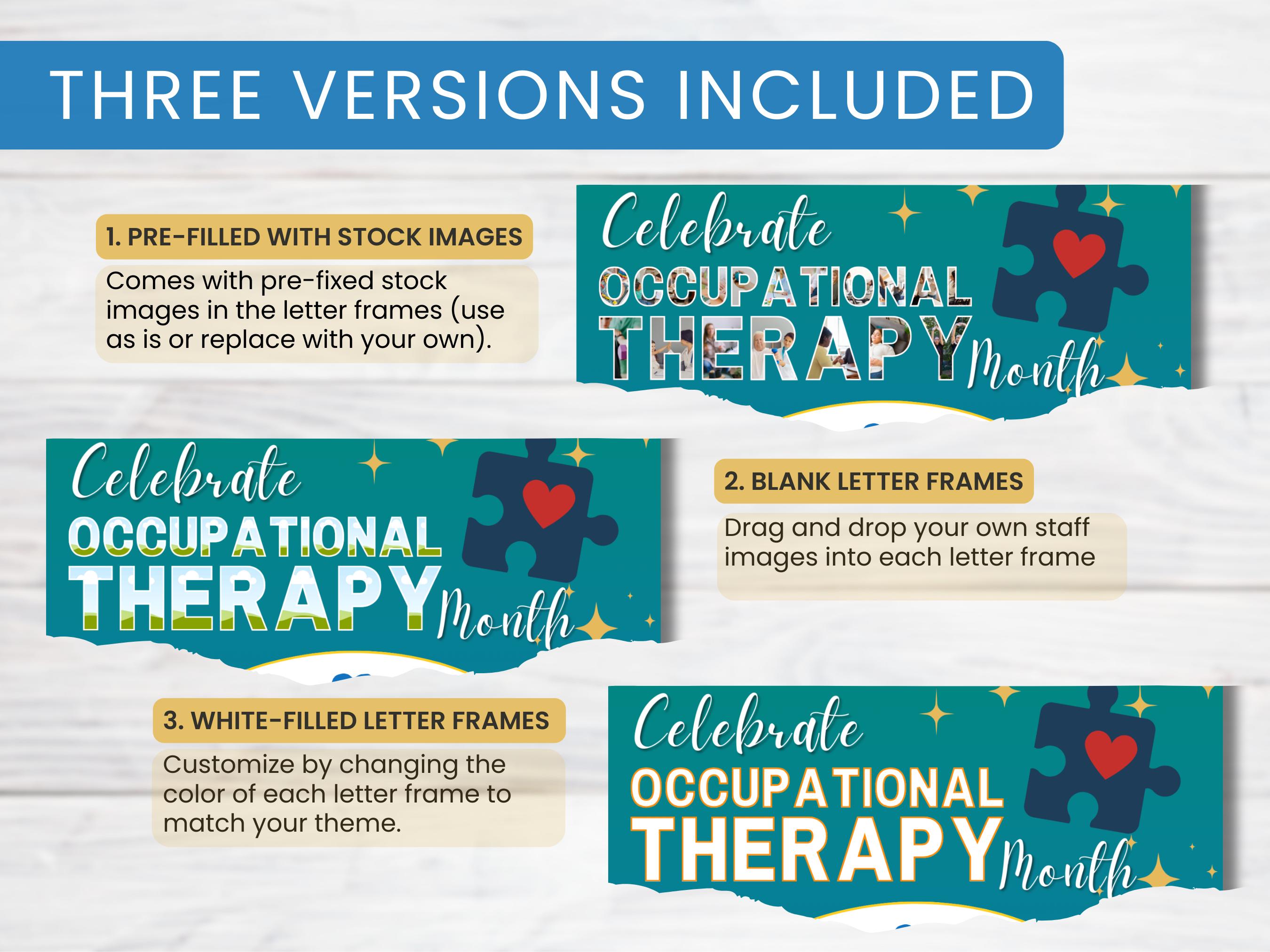 Occupational Therapy Month Flyer | Special Education & Therapy ...