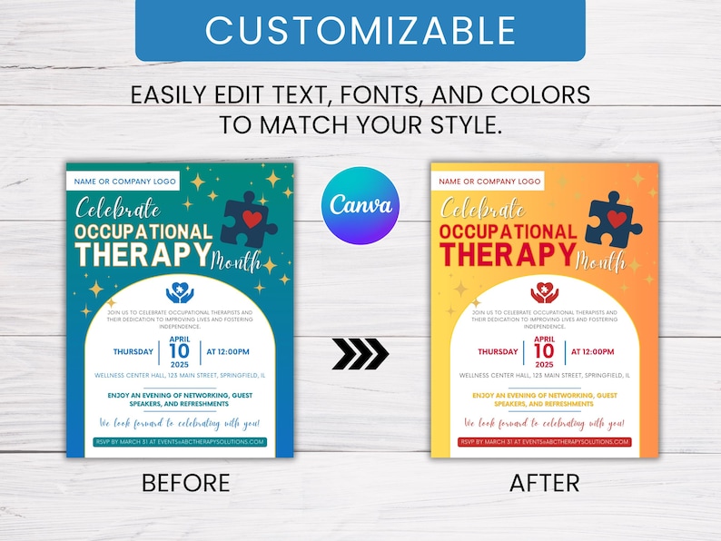 Occupational Therapy Month Flyer | Special Education & Therapy ...