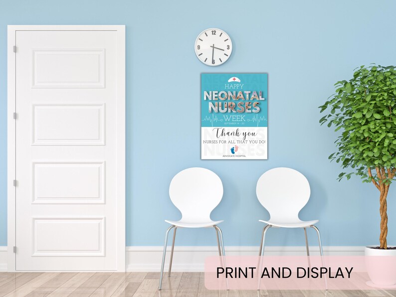 Neonatal Nurses Week Flyer | Happy Neonatal Nurses Week | Nurse ...