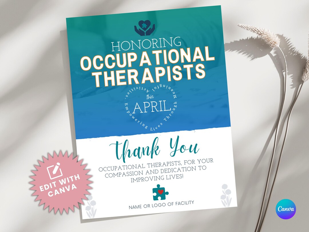 Occupational Therapy Month Flyer | Special Education & Therapy ...