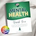 Mental Health Awareness Month Flyer Canva Template | Editable Thank You ...