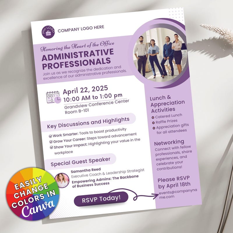 Administrative Professionals Day Invitation - Etsy
