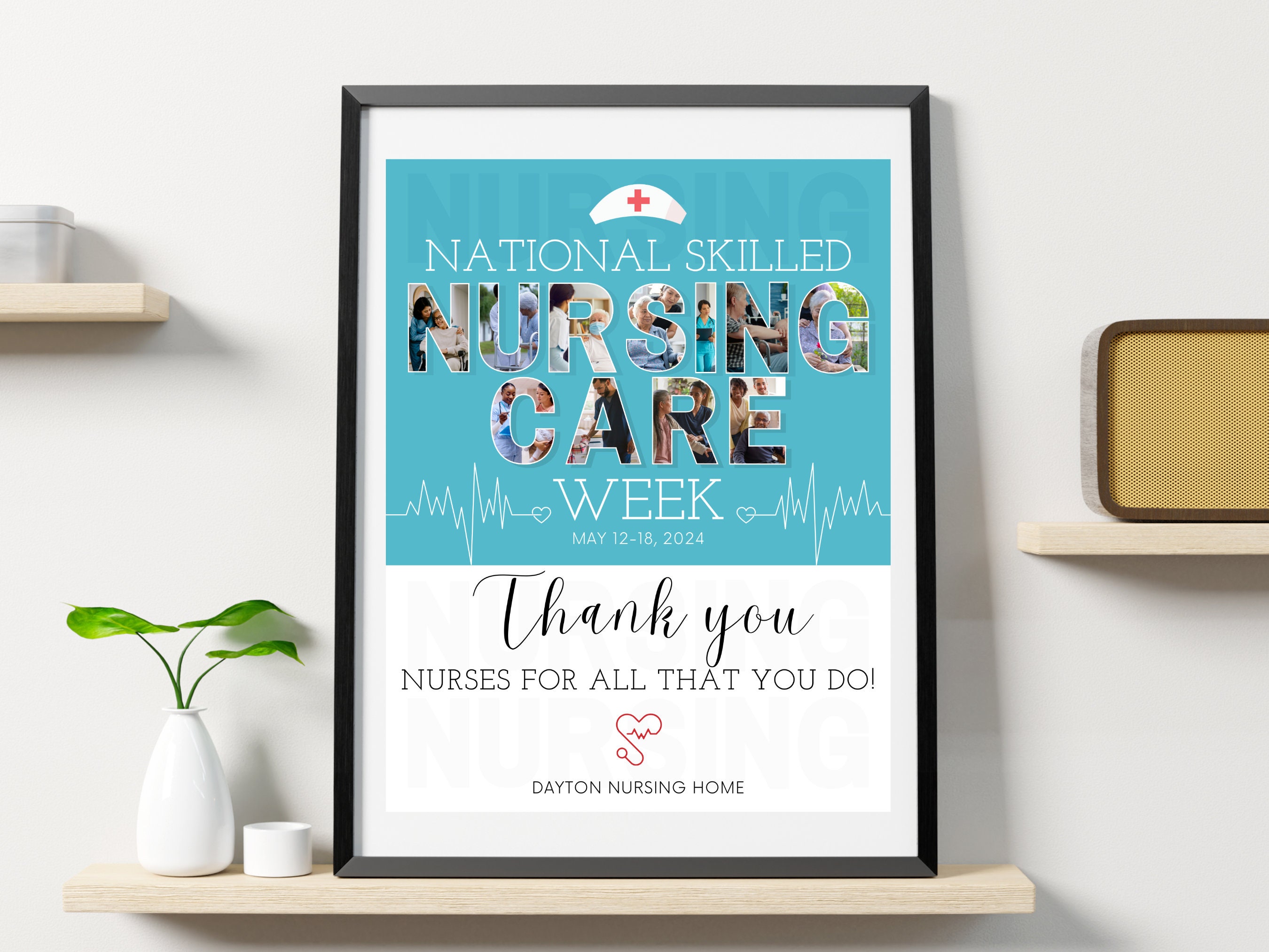Skilled Nursing Home Week Flyer | Nursing Care Week | Nurse ...