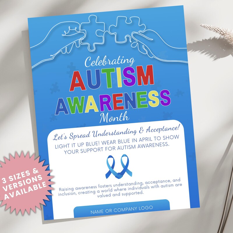 Autism Awareness Poster - Etsy