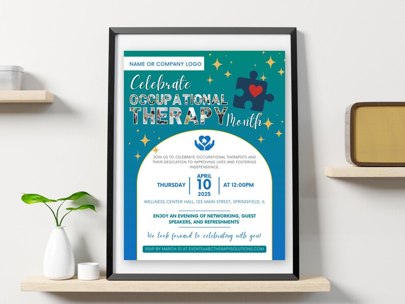 Occupational Therapy Month Flyer | Special Education & Therapy ...